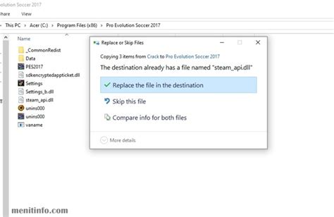 cara atasi error unable to initialize steamapi di pes 2017 menit info