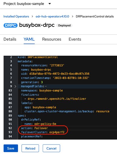 Configuring Openshift Data Foundation For Regional Dr With Advanced