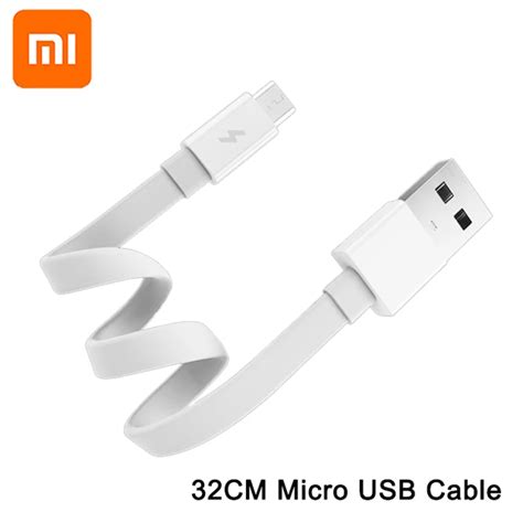 Original Xiaomi Micro Usb Cm Short Cable Fast Quick Charging Data Line Powerbank Cable For Mi