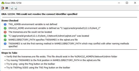 toad not reading from tnsnames ora toad for oracle and devops toolkit