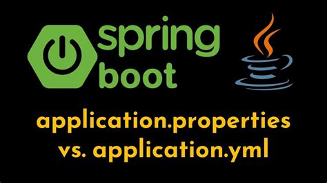 application.properties vs application.yml