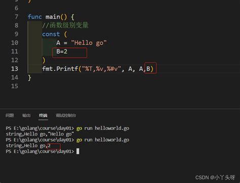 Go 学习03 基础知识变量类型go打印变量类型 Csdn博客