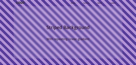 Repeating Background Stripes