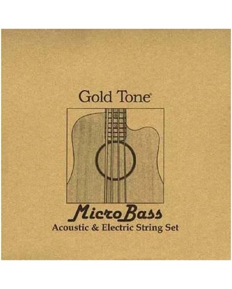 New Gold Tone Mbs Microbass Rubberpolymer Strings Ebay