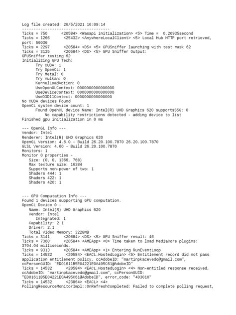 Adobe Media Encoder Log Last Pdf Graphics Processing Unit