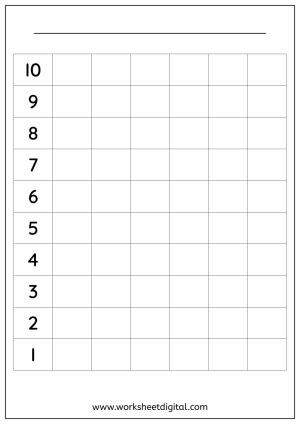 Blank Graph Template Worksheet Digital Teacher Made Resources