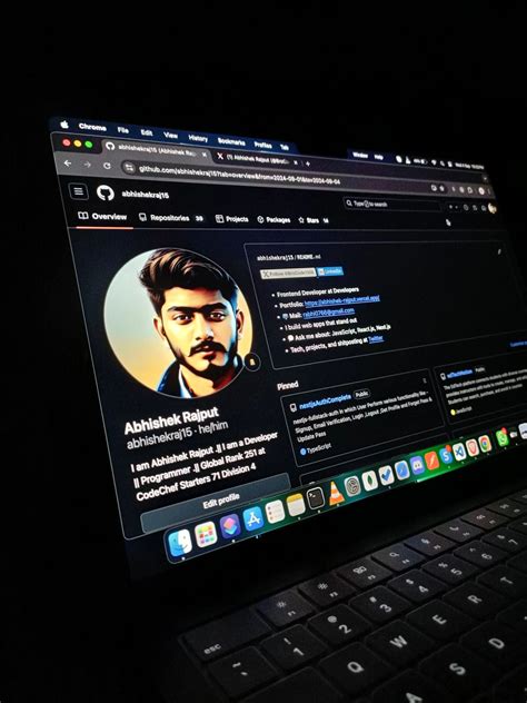 abhishek rajput on linkedin are we currently connected on github or