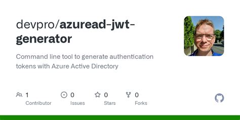 GitHub Devpro Azuread Jwt Generator Command Line Tool To Generate Authentication Tokens With