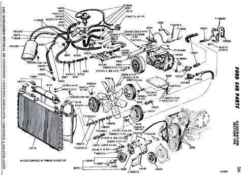 Ford Thunderbird Parts Diagram