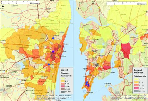 recruitment of participants across a city using respondent driven