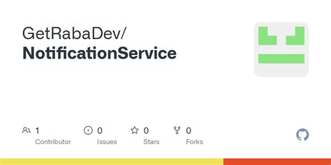 GitHub GetRabaDev NotificationService