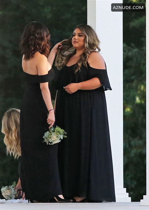 Selena Gomez Sexy At Her Cousins Lavish Wedding As Temperatures