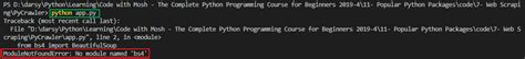 Python Why I Got ModuleNotFoundError No Module Named ModuleName Error In VSCode