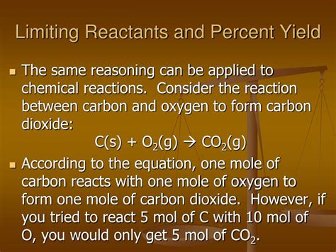 PPT Section Limiting Reactants And Percent Yield PowerPoint