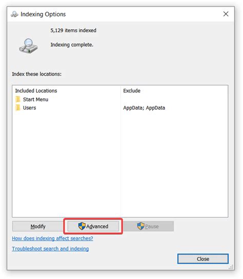 Outlook 2016 Indexing Excludes Appdata Opecwild