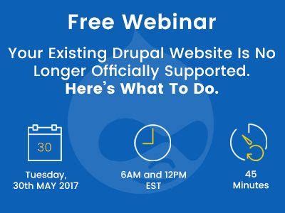 Announcing A Series Of Webinar About The Need Of Migrating From Drupal 6 And 7 To Drupal 8