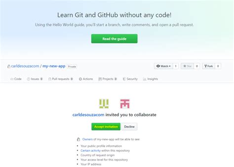 Adding Users To A GitHub Repository Carl De Souza