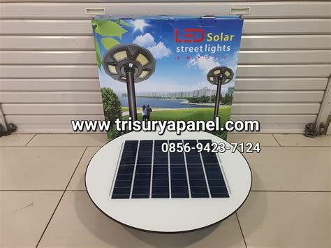Lampu Taman Solar Led 500 Watt Tenaga Surya Tri Surya Panel