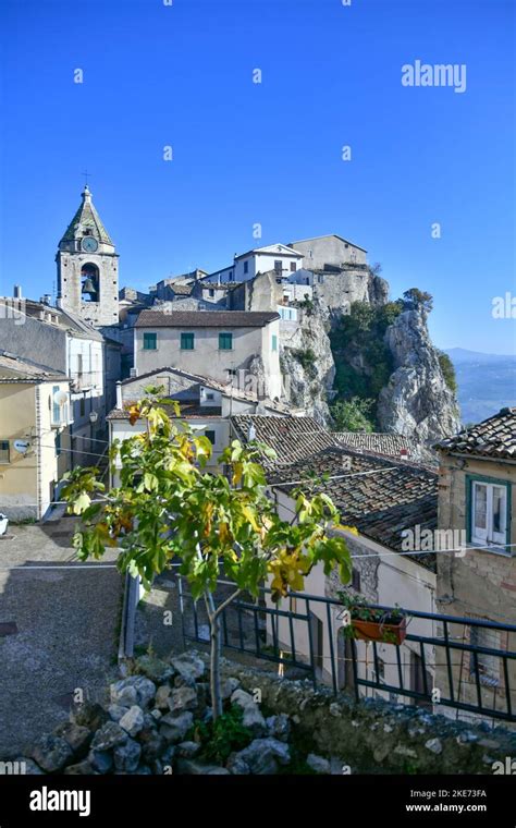 View Of The Bagnoli Del Trigno A Medieval Village In The Molise Region