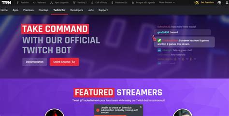 Twitch Bot Not Connect Properly Twitch Bot Tracker Network