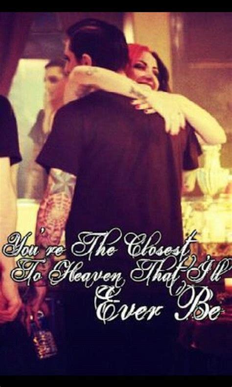 Chris Motionless And Ashley Costello On The Set Of Angel Eyes Music Video Inspirational Lyrics