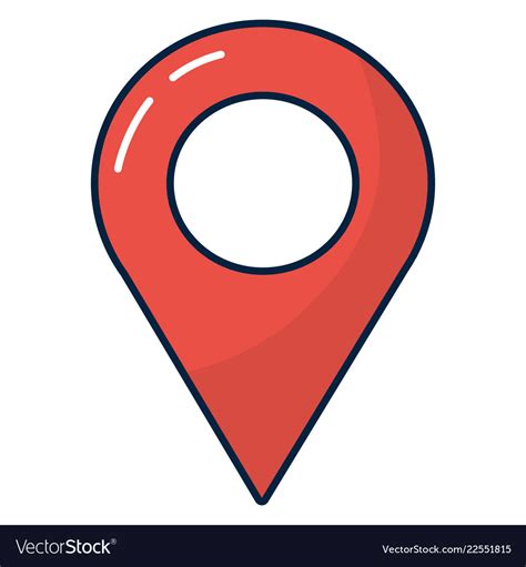 map location pin royalty free vector image vectorstock