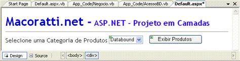 ASP NET Trabalhando Em Camadas