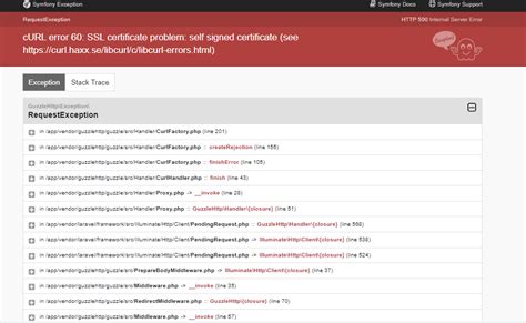 Curl Error 60 Ssl Certificate Problem Self Signed Certificate · Issue 116 · Kovahlinkace