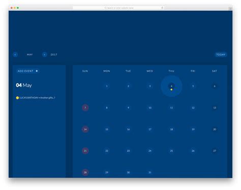 20 Best Free Html Css Calendars For Websites And Applications