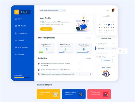 Assignment Dashboard Design For Students By Shriya Shekhar On Dribbble