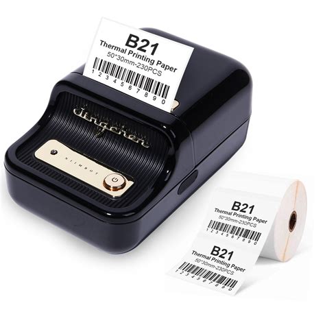 2 Inch B21 Bluetooth Label Printer Compatible Ios And Android For Home And Office