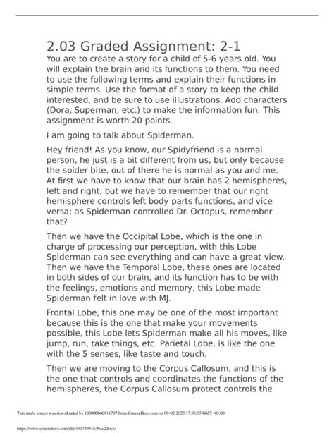 203 Graded Assignment 2 1