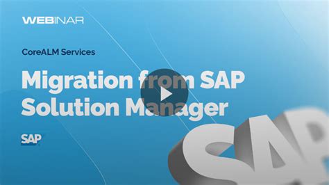Migration From Sap Solution Manager Corealm