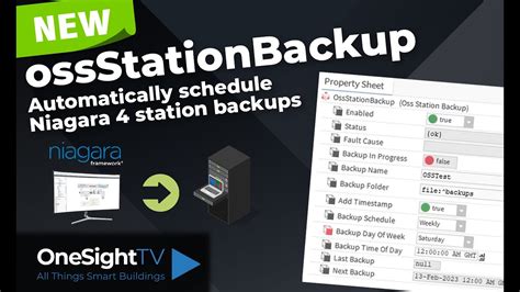 Ossstationbackup Automatically Backup Your Niagara 4 Supervisor