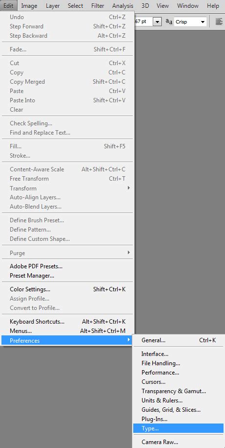 InspiRd Increase Font Preview Sample Text Size In Adobe Photoshop
