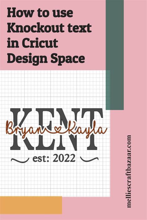 How To Use Knockout Text In Cricut Design Space Artofit