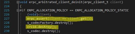 [bug] compilation issues with erpc allocation policy static · issue