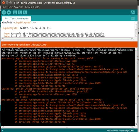 Error Uploading Code In Ubuntu IDE X Arduino Forum