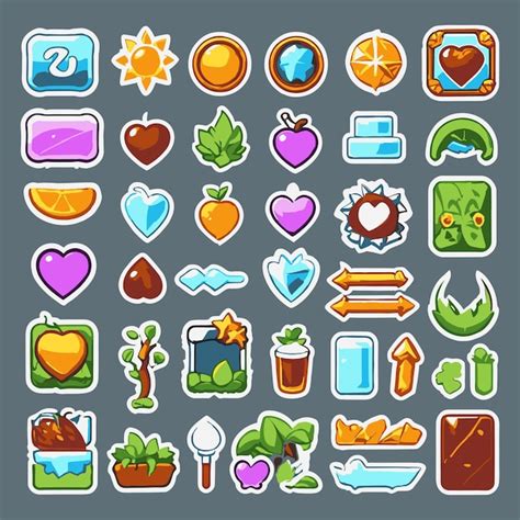 Premium Vector Epic Fantasy Game Ui Elements