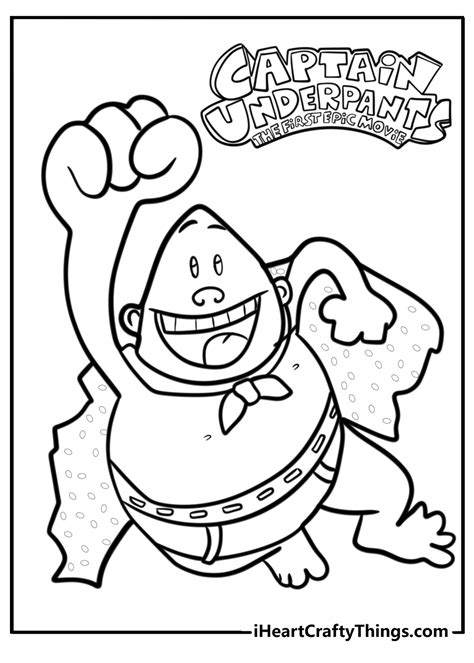 35 Captain Underpants Coloring Pages Free Printable Pdfs