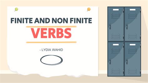 Finite And Non Finite Verbs Presentation