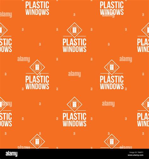 Plastic Window Pattern Vector Orange Stock Vector Image And Art Alamy