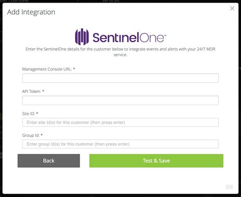 Integrating With Sentinelone Blackpoint Help Portal