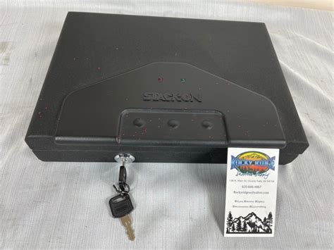 Stack On Portable Gun Safe Handgun Vault Electronic Mechanical Locks Gun Safes Trigger