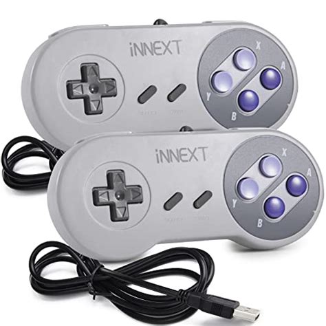 2 Pack Pc Usb Snes Retro Super Controller Gamepad Compatible