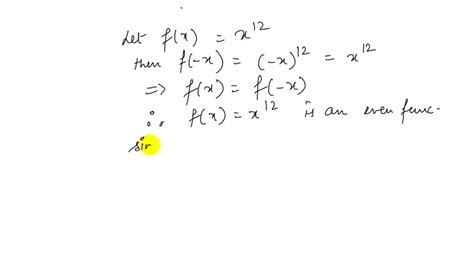 Is X An Even Or Odd Function Is Sinx An Even Or Odd Function
