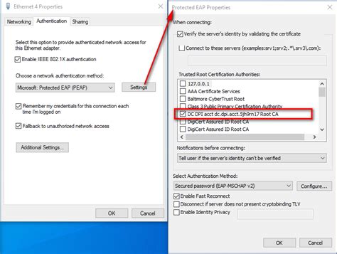 windows 10 dot1x host authentication datacamo