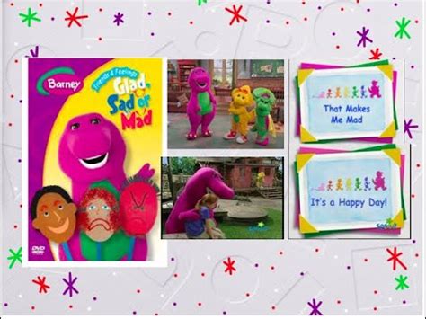 Barneys Friends And Feelings Glad Sad Or Mad Dvd Version Youtube