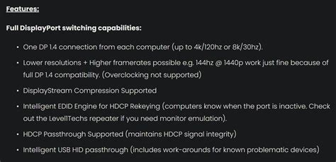 problems with 2 pc 3 monitor dp1 4 kvm kvm helpdesk level1techs forums