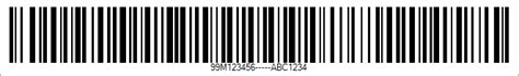 Usps Intelligent Mail Container Barcode A K A Usps Im Container Barcode Im Container Barcode
